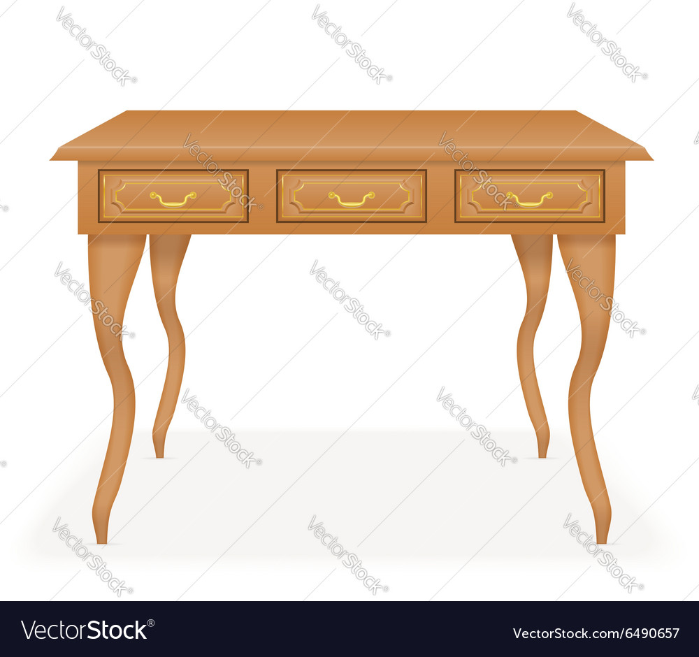 Table 01 Royalty Free Vector Image - VectorStock