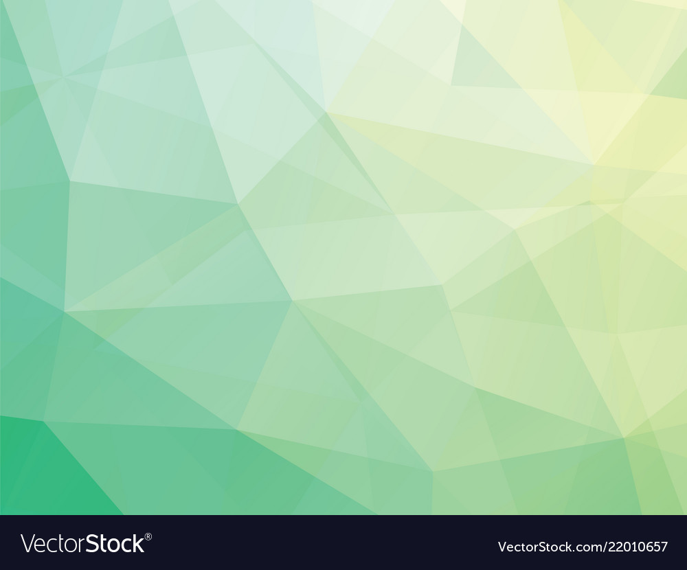 Triangular green background Royalty Free Vector Image