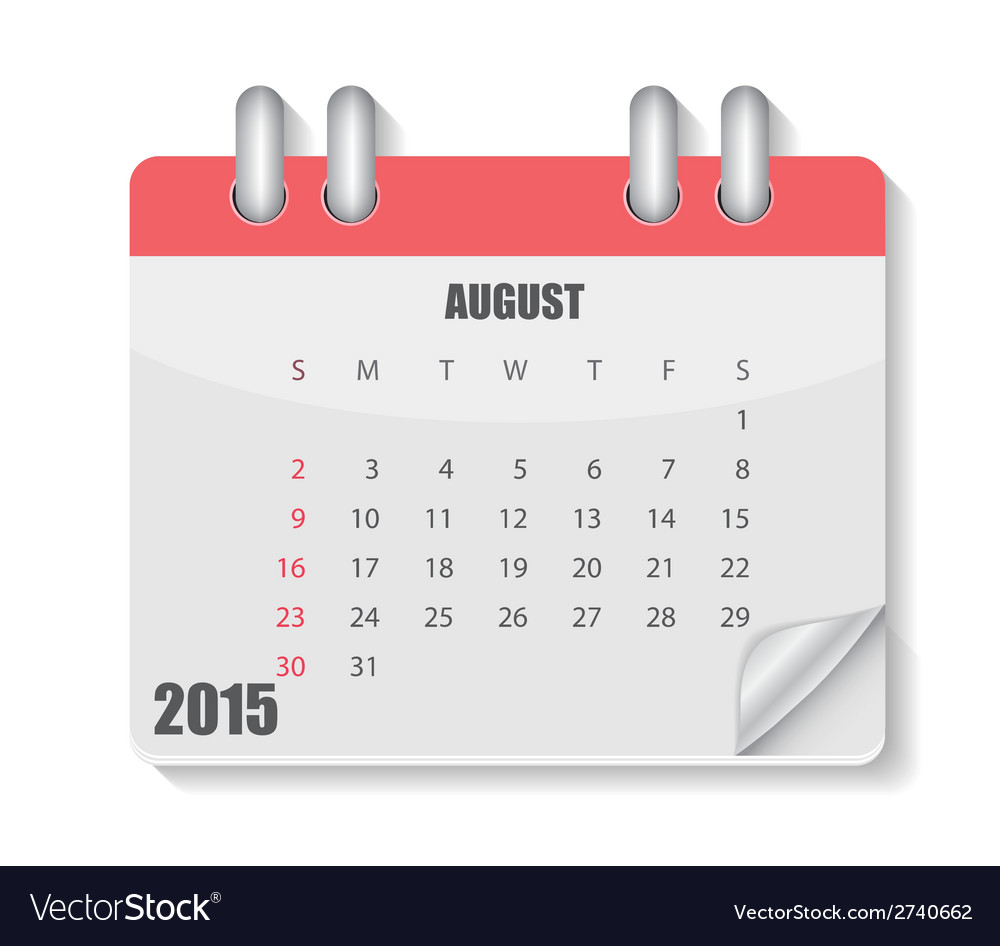 2015 year calendar Royalty Free Vector Image - VectorStock