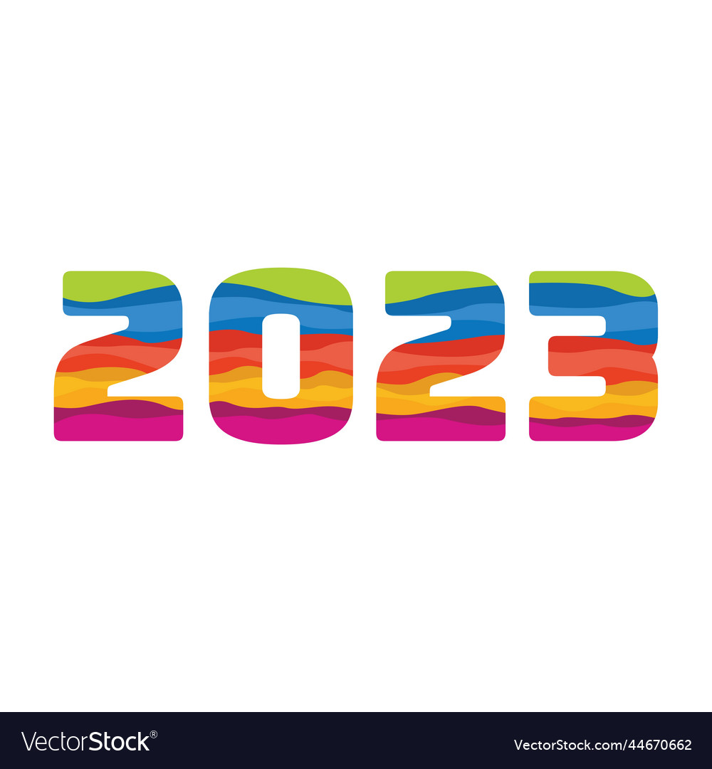 2023 c Royalty Free Vector Image - VectorStock