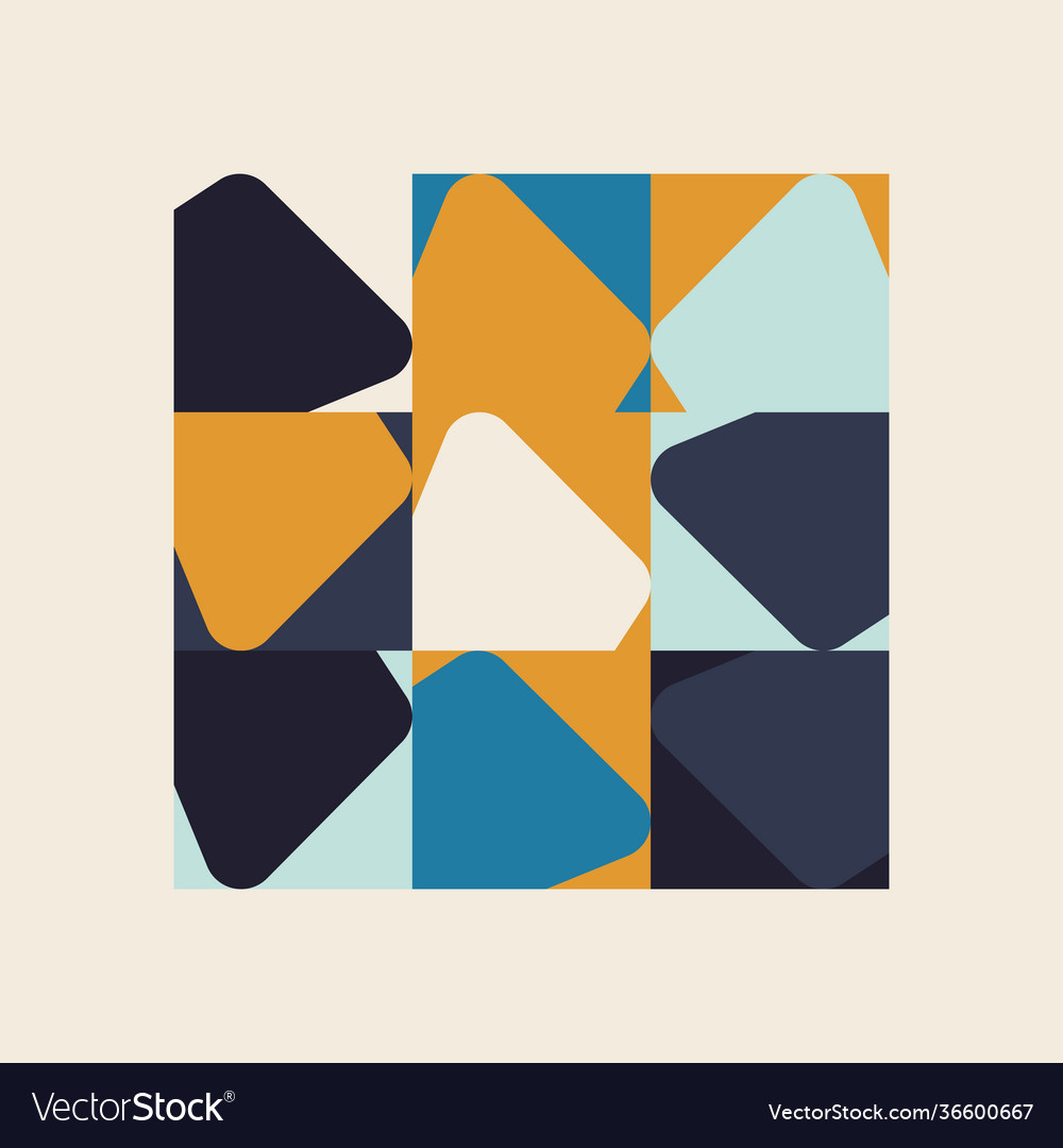 Abstract pattern collage with digital graphics Vector Image