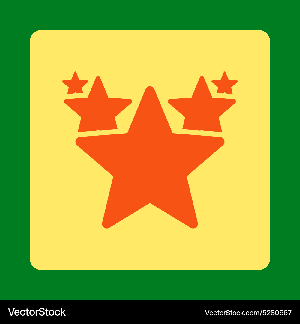 Hit parade icon from award buttons overcolor set Vector Image