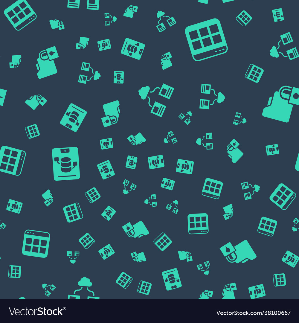 Set cloud technology data transfer browser files Vector Image Set cloud technology data transfer browser files Vector Image