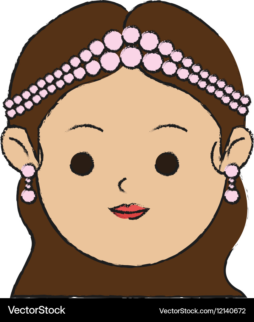 Isolated woman cartoon design Royalty Free Vector Image