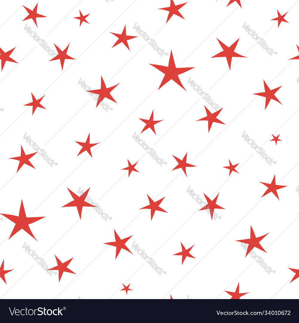 Seamless stars pattern Royalty Free Vector Image