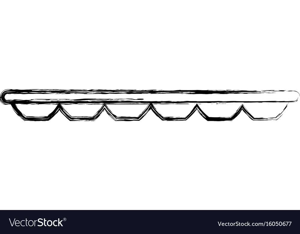 Egg container empty icon Royalty Free Vector Image