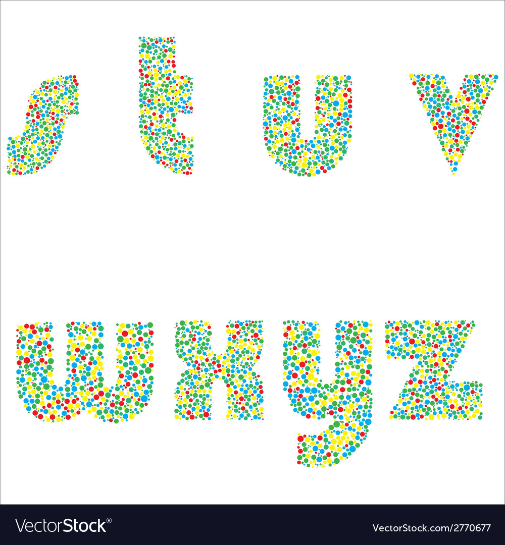 Letters Royalty Free Vector Image - VectorStock