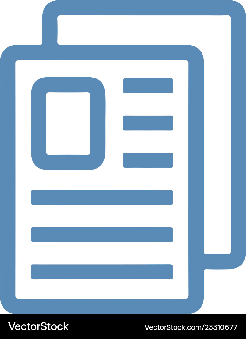 Line business icon good for your web and mobile Vector Image