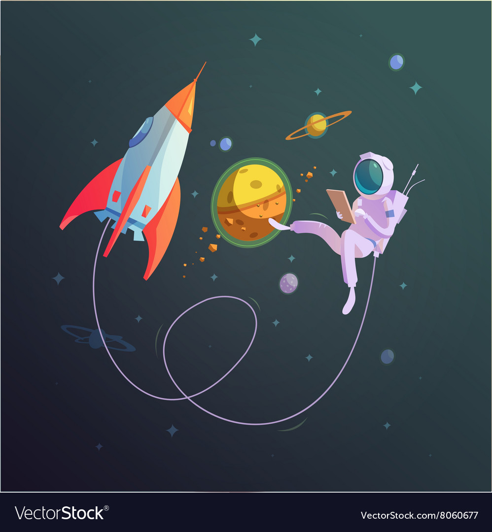 Open Space Background Royalty Free Vector Image