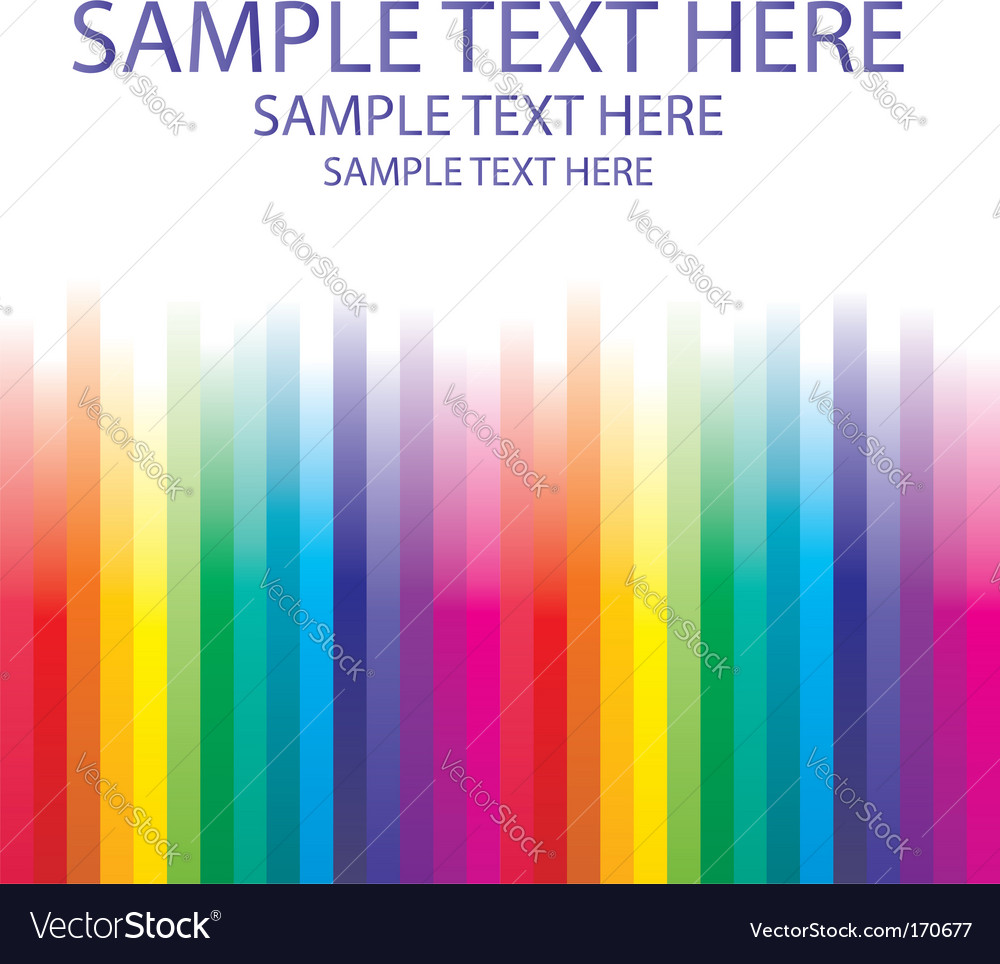 Rainbow abstract Royalty Free Vector Image - VectorStock