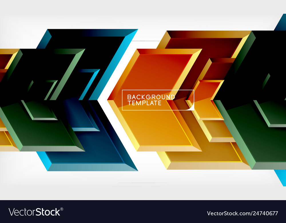 Techno arrow background template design Royalty Free Vector