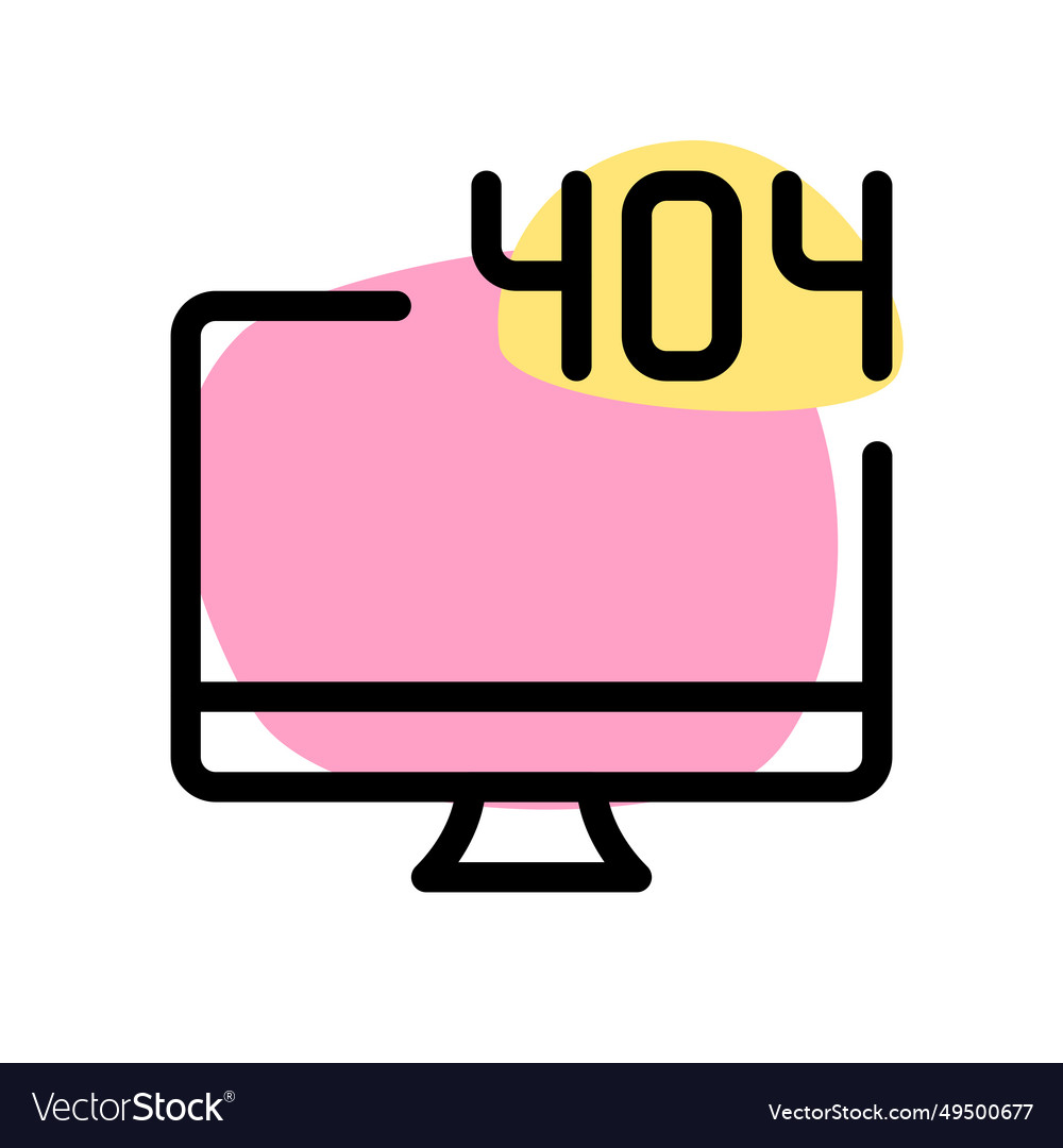 Unexpected Issue Causing Desktop System Royalty Free Vector
