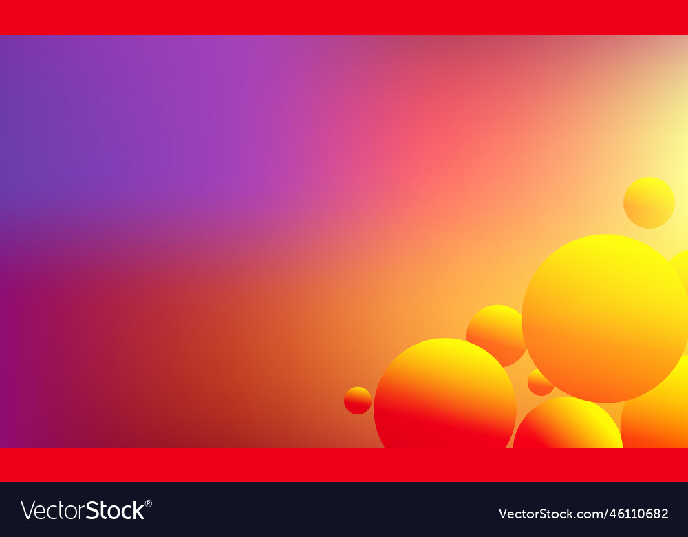 Abstract gradient background with element Vector Image