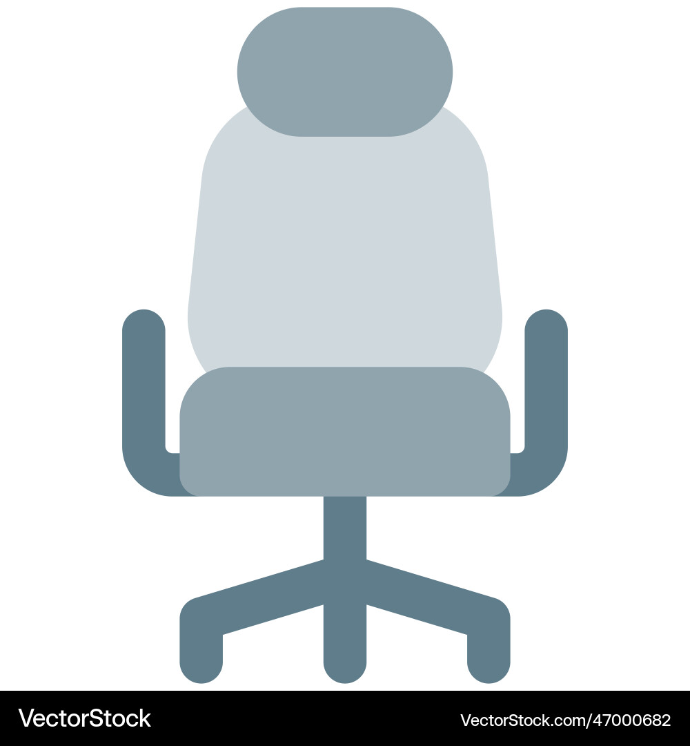 Ergonomic long office chair for relaxation Vector Image