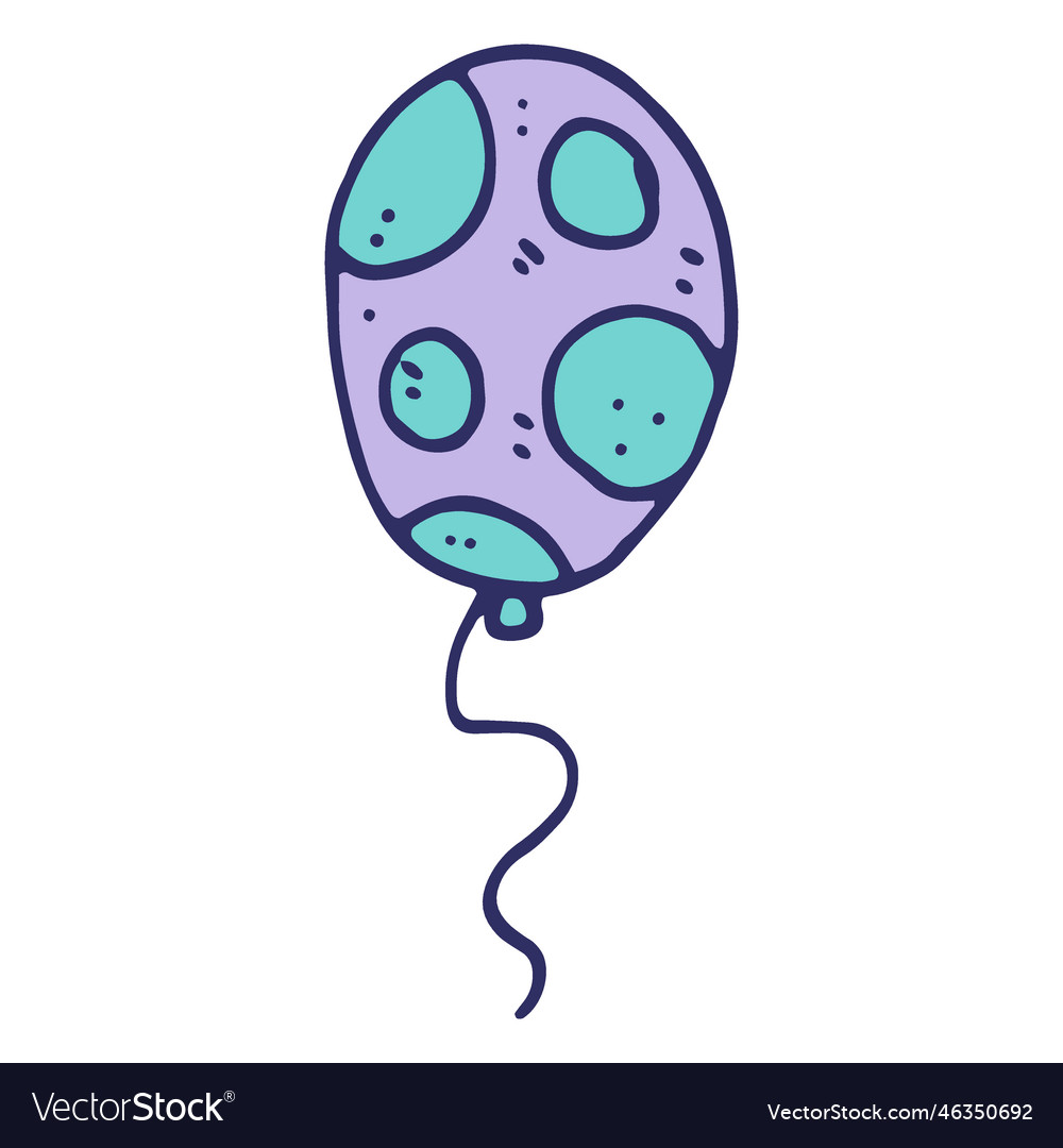 Balloon flat Royalty Free Vector Image - VectorStock