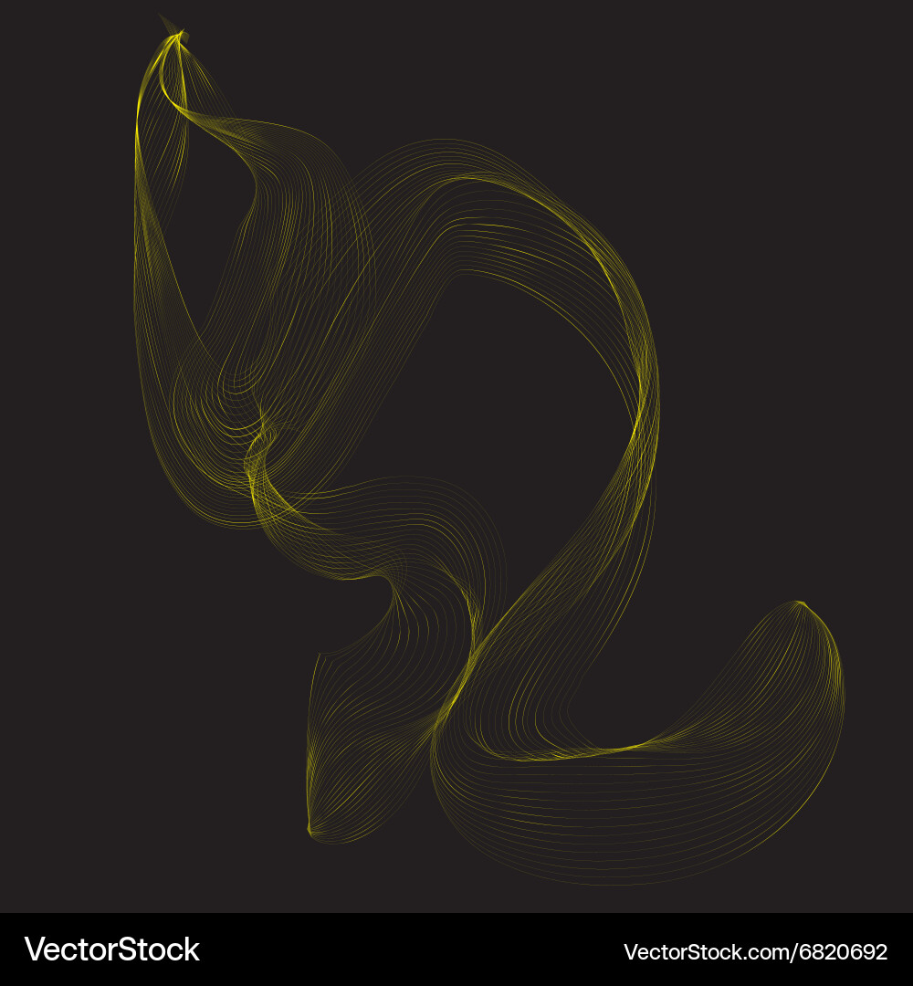 Decorative wind smoke design cover Royalty Free Vector Image