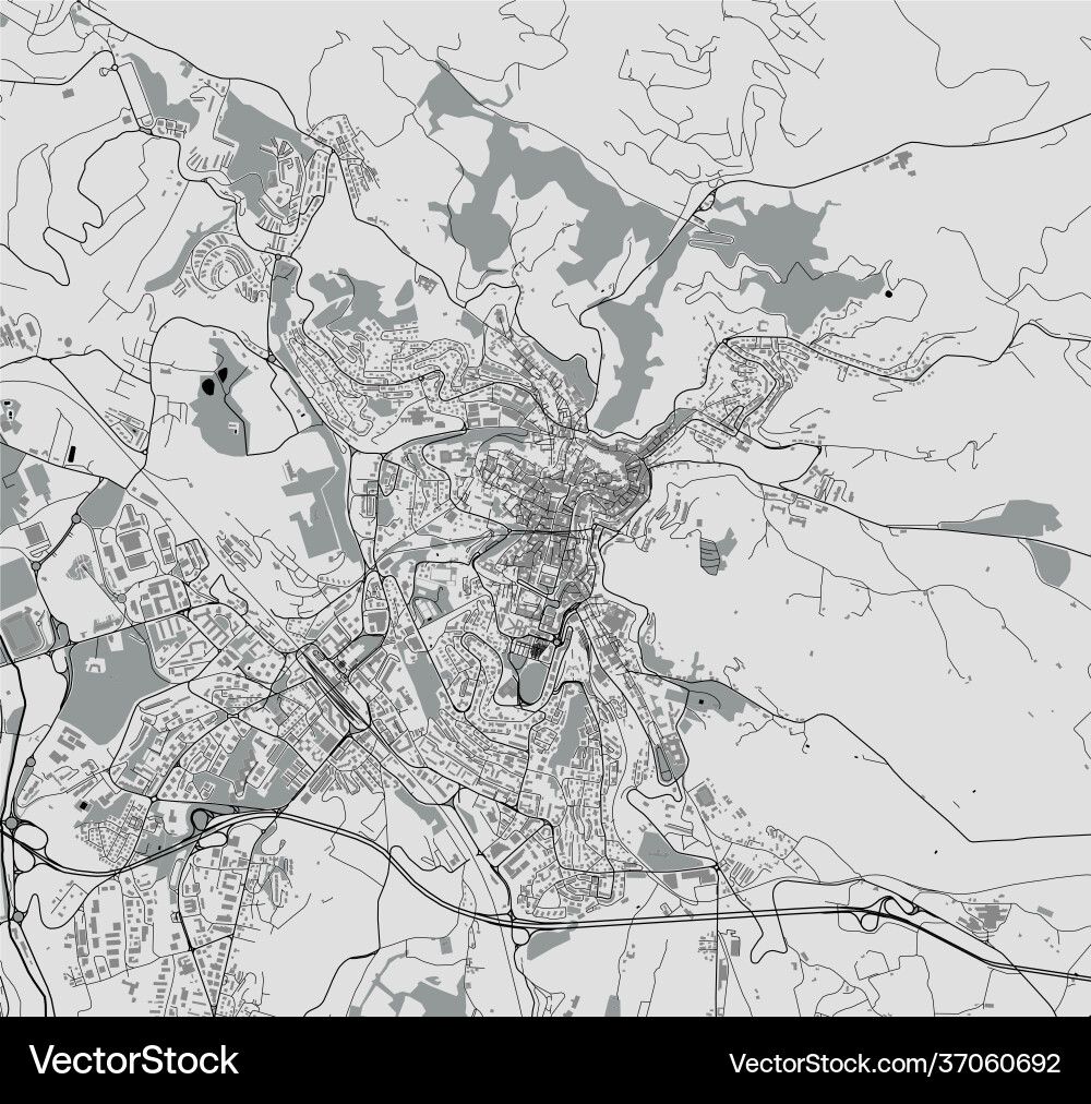Map city perugia umbria italy Royalty Free Vector Image