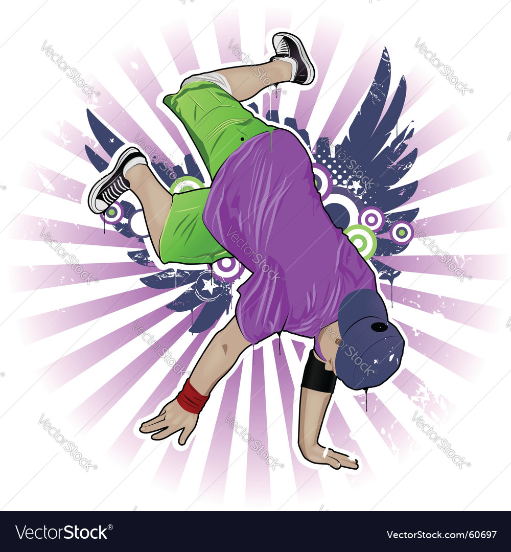 Breakdance Royalty Free Vector Image - VectorStock