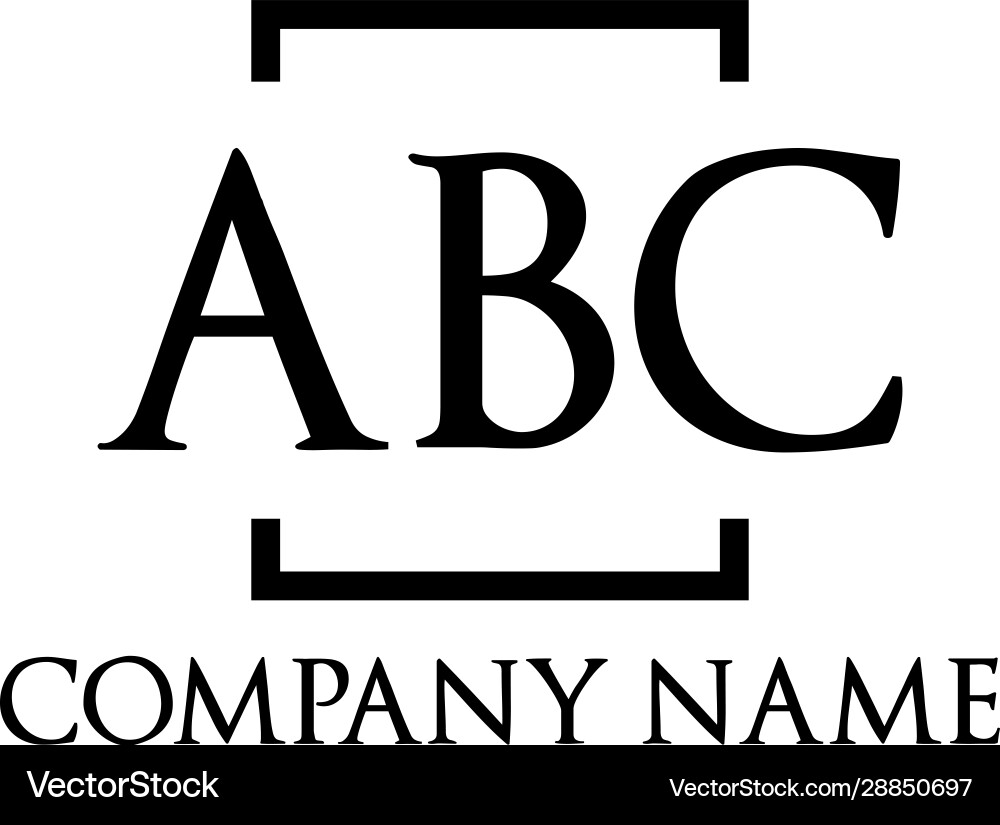 Logo letter designs simple and minimalis Vector Image