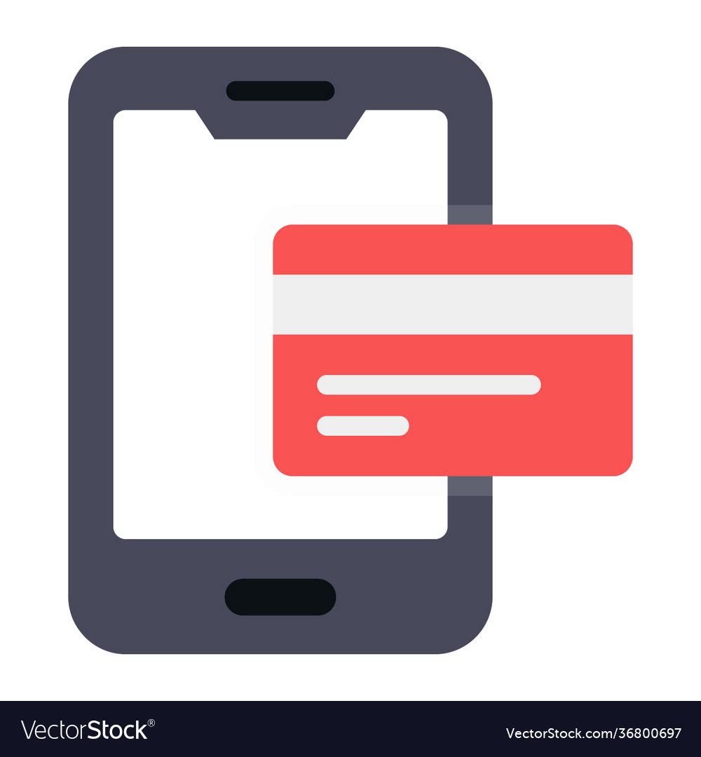 Mobile payment Royalty Free Vector Image - VectorStock