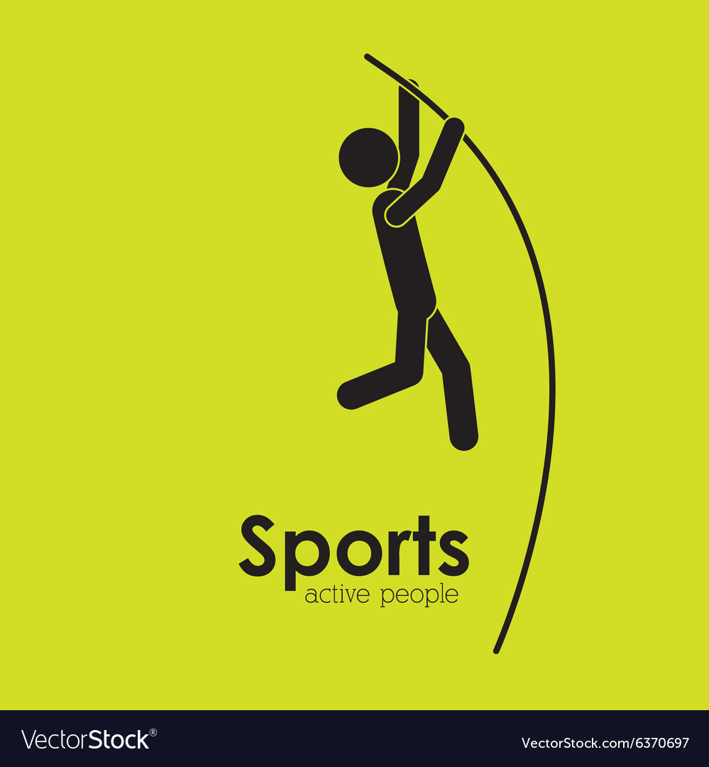 People active Royalty Free Vector Image - VectorStock