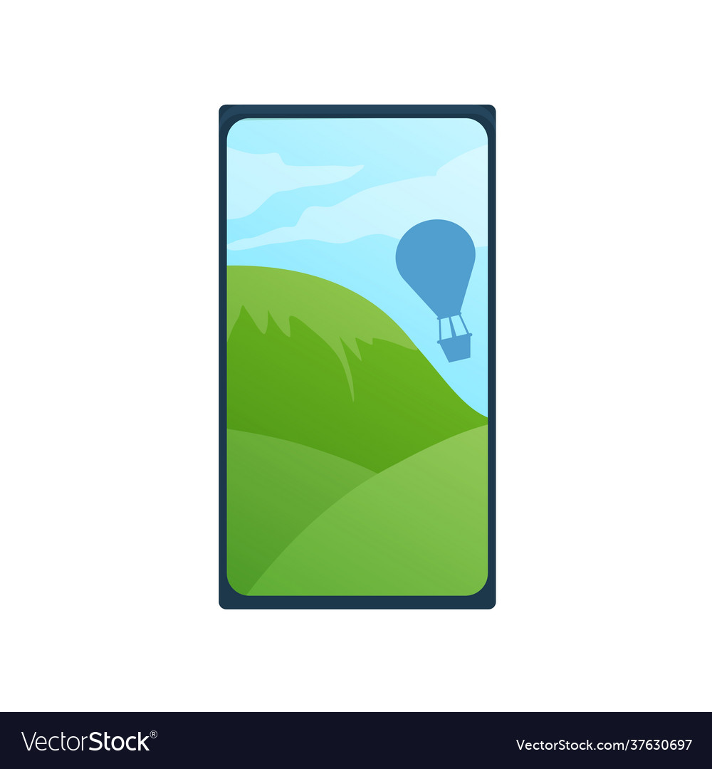 Smartphone screen Royalty Free Vector Image - VectorStock