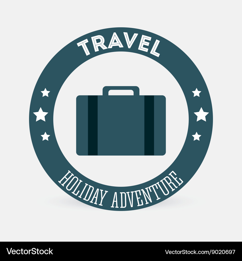 Travel design trip icon isolated Royalty Free Vector Image