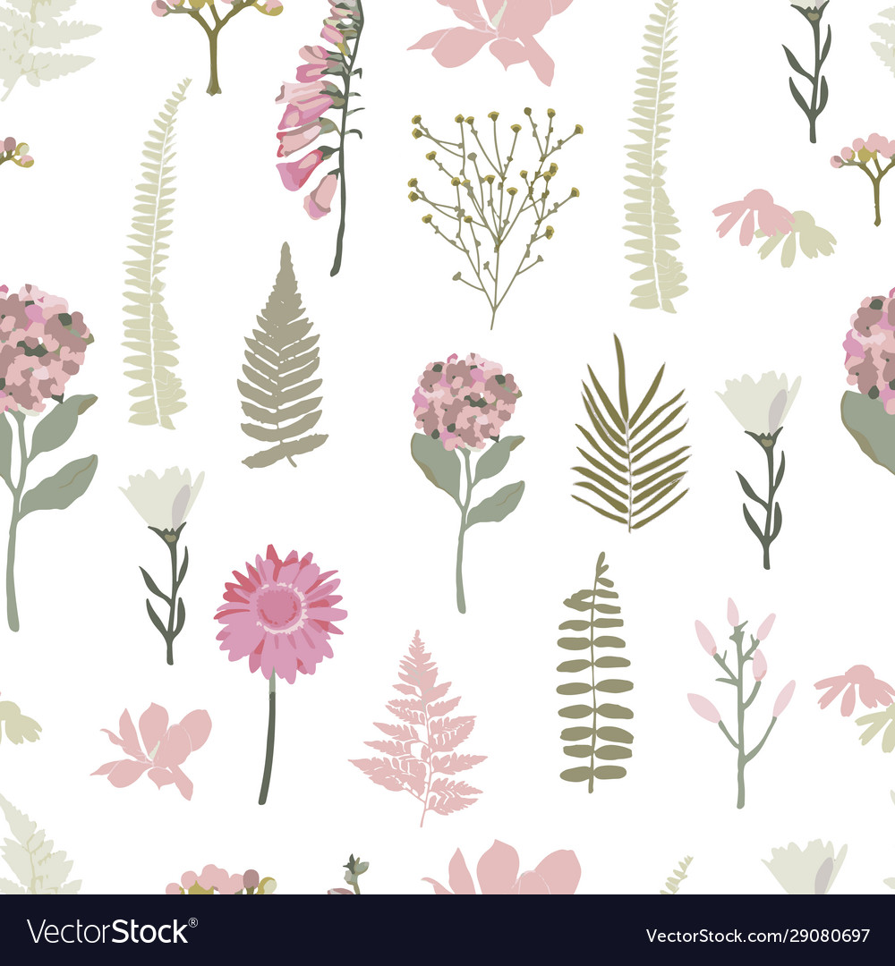White seamless pattern background Royalty Free Vector Image