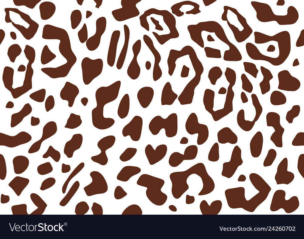 Leopard pattern texture repeating simple pattern Vector Image
