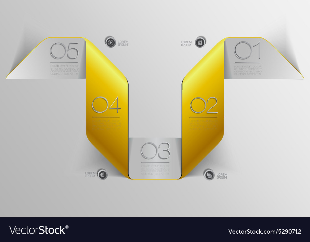 Design elements for options Royalty Free Vector Image