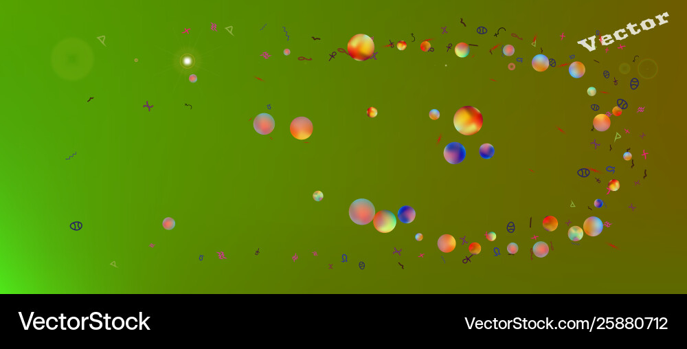 Signs abstract ultra wide space background Vector Image