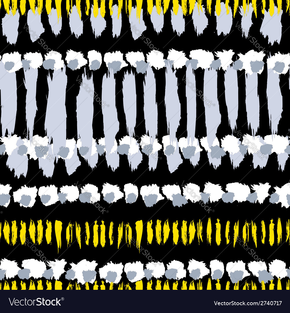 Grunge hand painted seamless pattern Royalty Free Vector