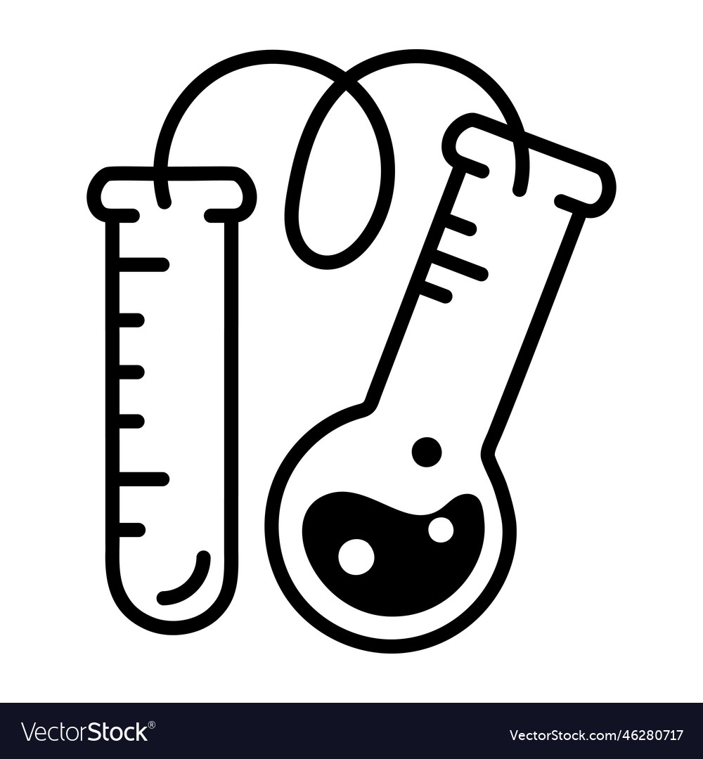 Lab experiment Royalty Free Vector Image - VectorStock