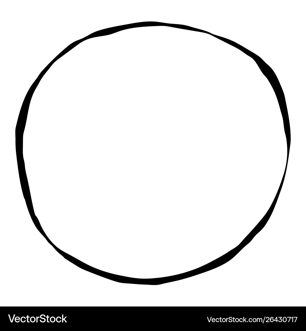 Wreath circle frame decoration for greeting card Vector Image