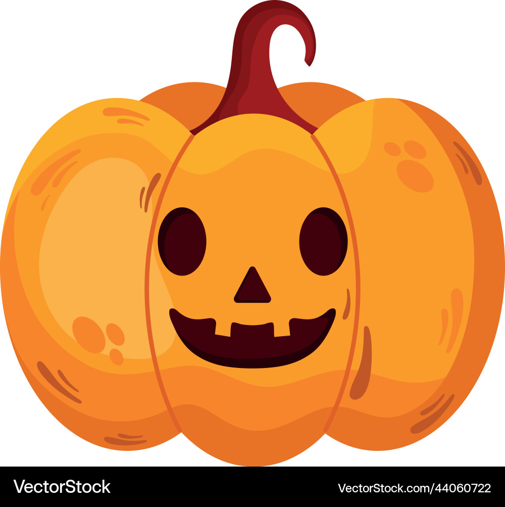 Halloween pumpkin happy Royalty Free Vector Image