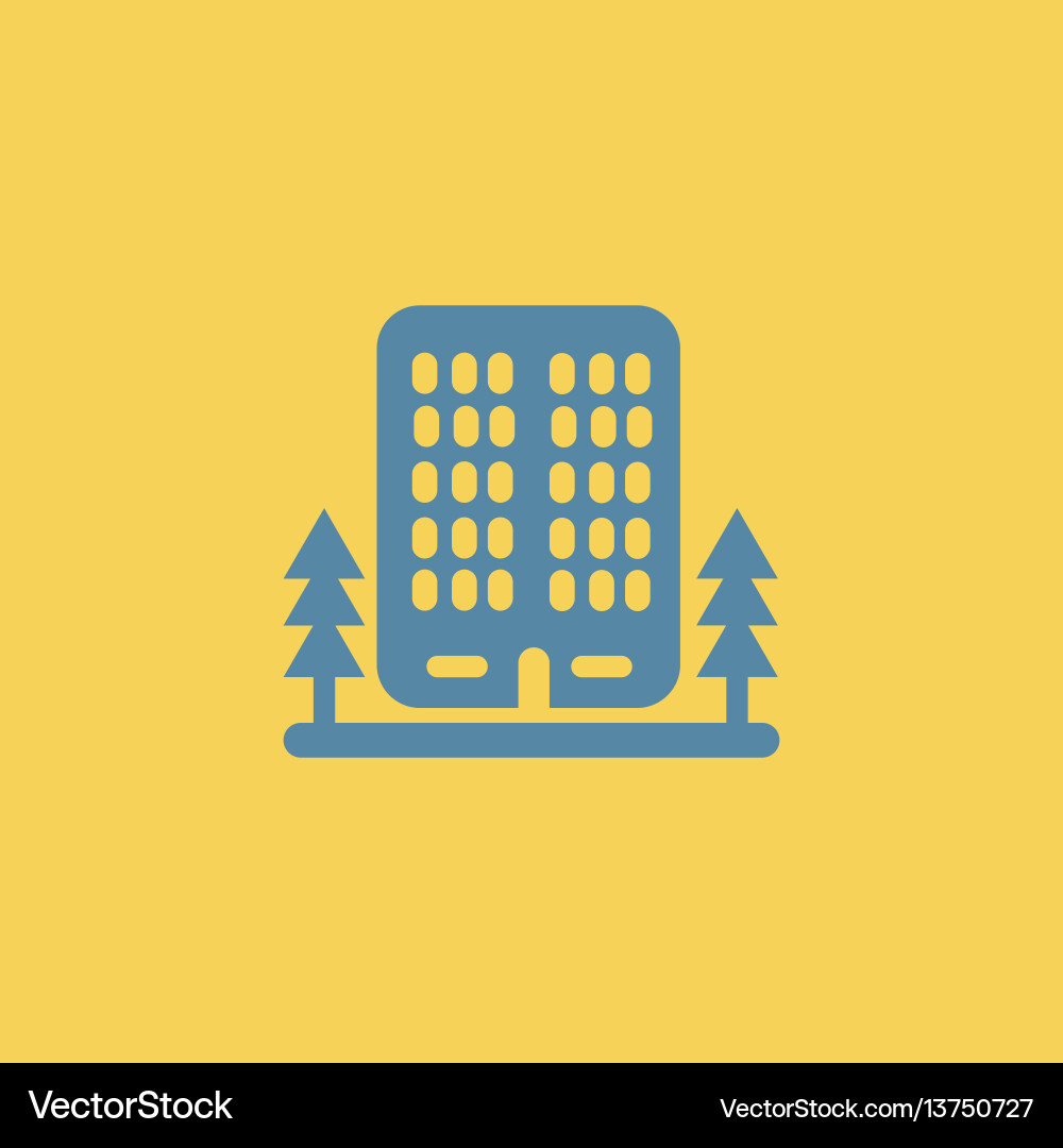 Business center building Royalty Free Vector Image