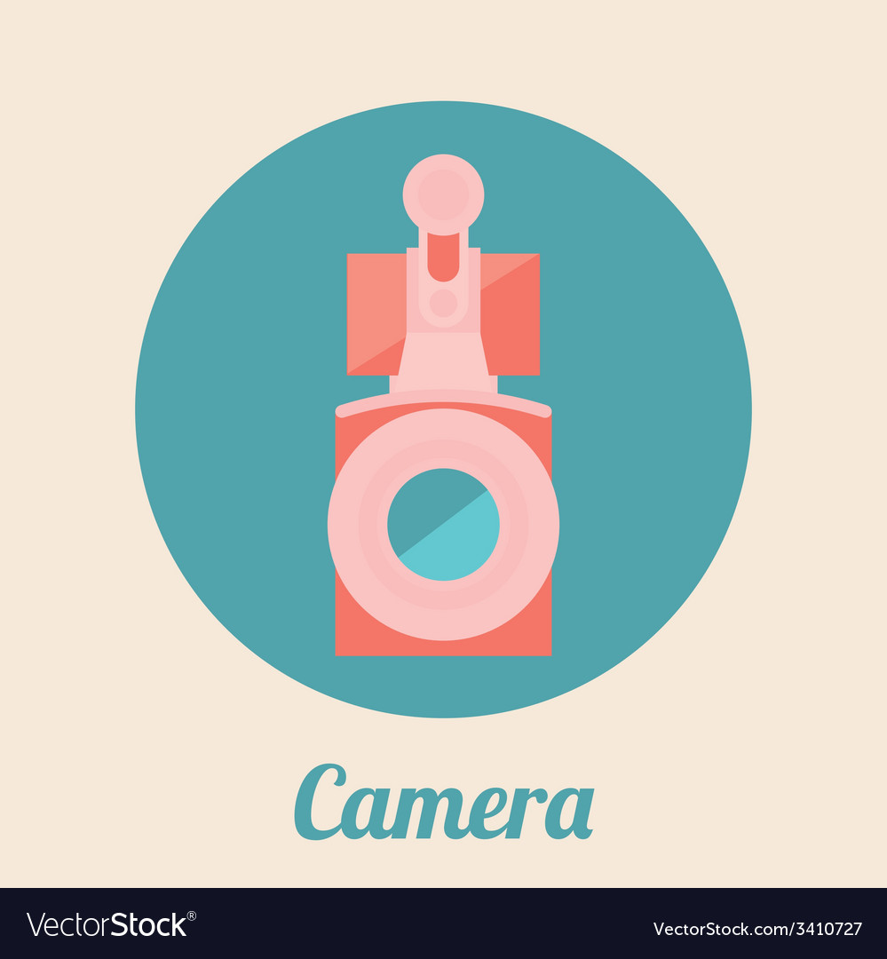 Camera design Royalty Free Vector Image - VectorStock