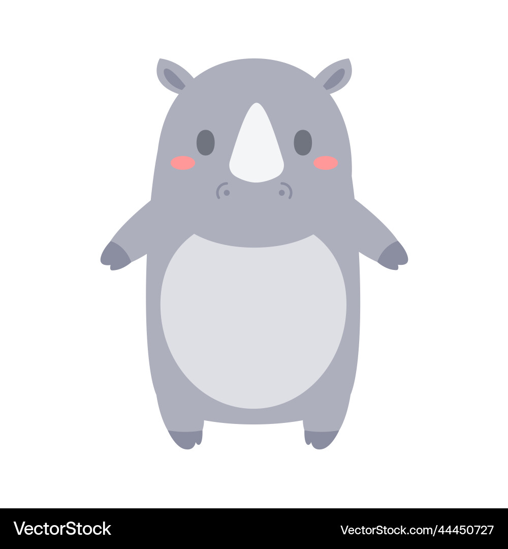 Cute wild animal cartoon text frame Royalty Free Vector