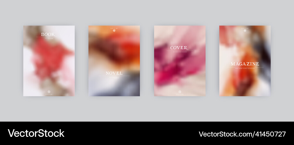 Set of cover templates Royalty Free Vector Image