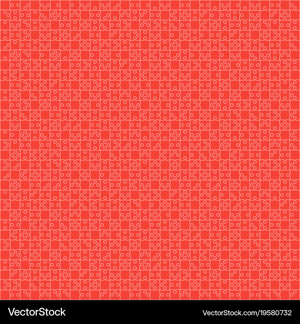 900 red material design pieces - jigsaw Royalty Free Vector