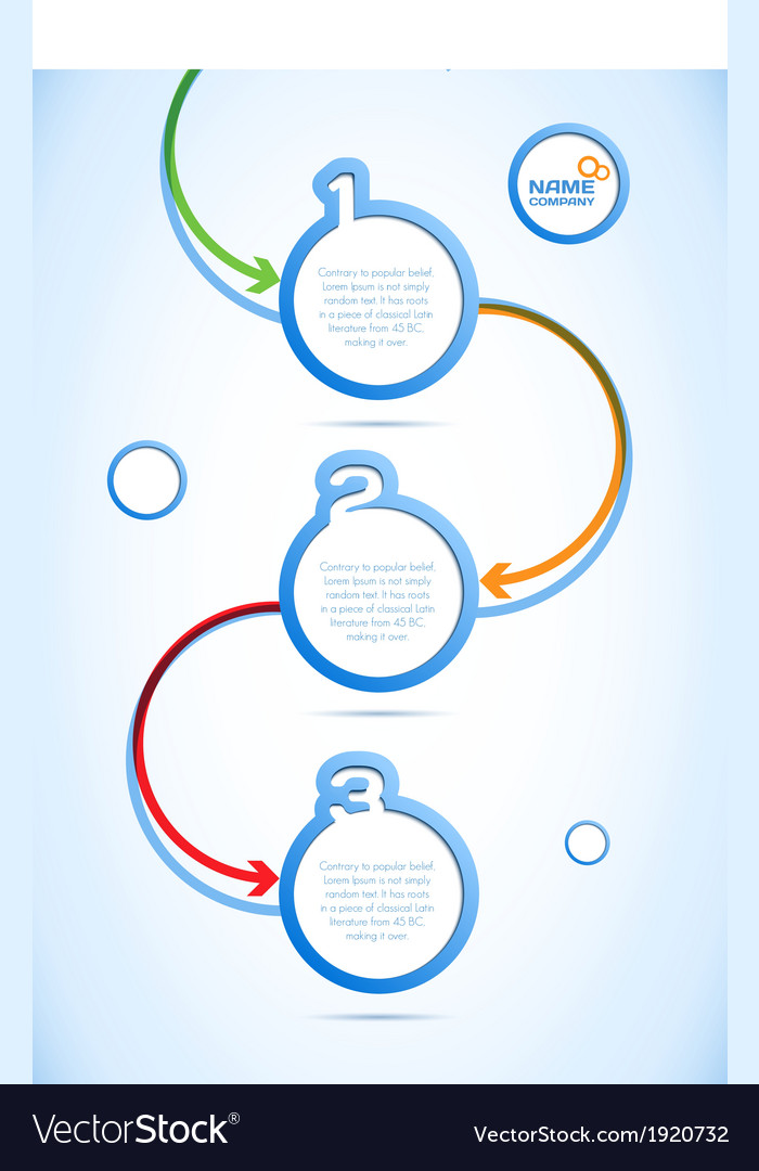 Abstract web design progress background Royalty Free Vector