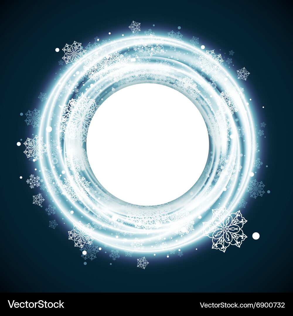 Bright snowflake christmas background Royalty Free Vector