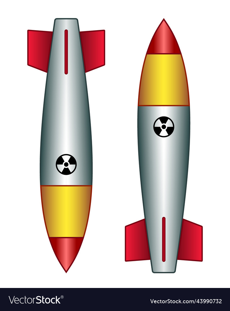 Nuclear bomb Royalty Free Vector Image - VectorStock