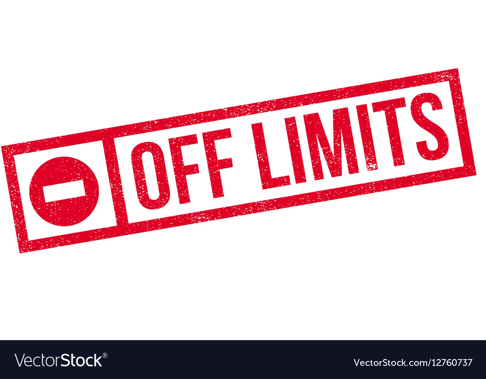 Off limits rubber stamp Royalty Free Vector Image