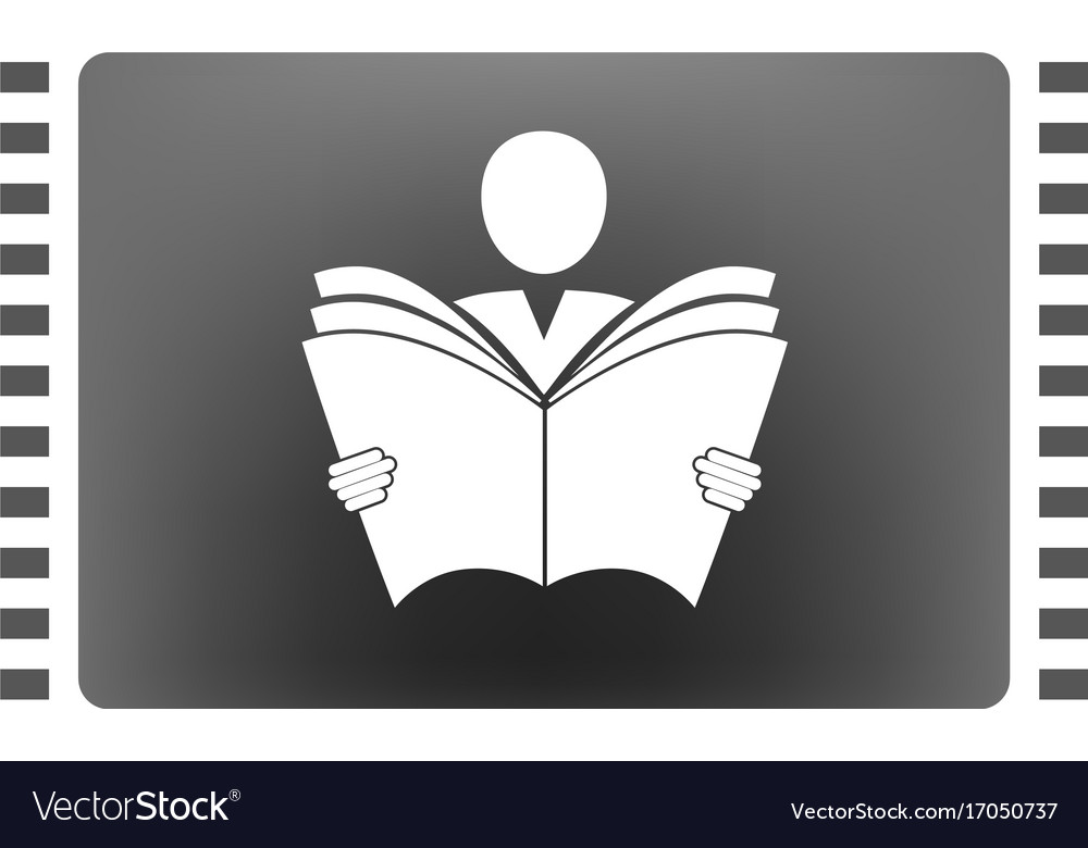 Reading book icon Royalty Free Vector Image - VectorStock