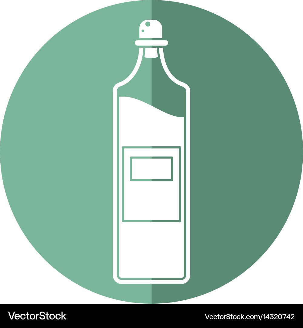 Bottle juice fresh healthy icon Royalty Free Vector Image