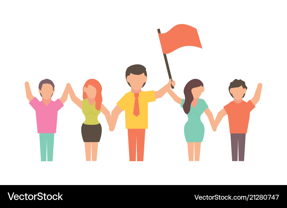 Leadership for business design and Royalty Free Vector Image