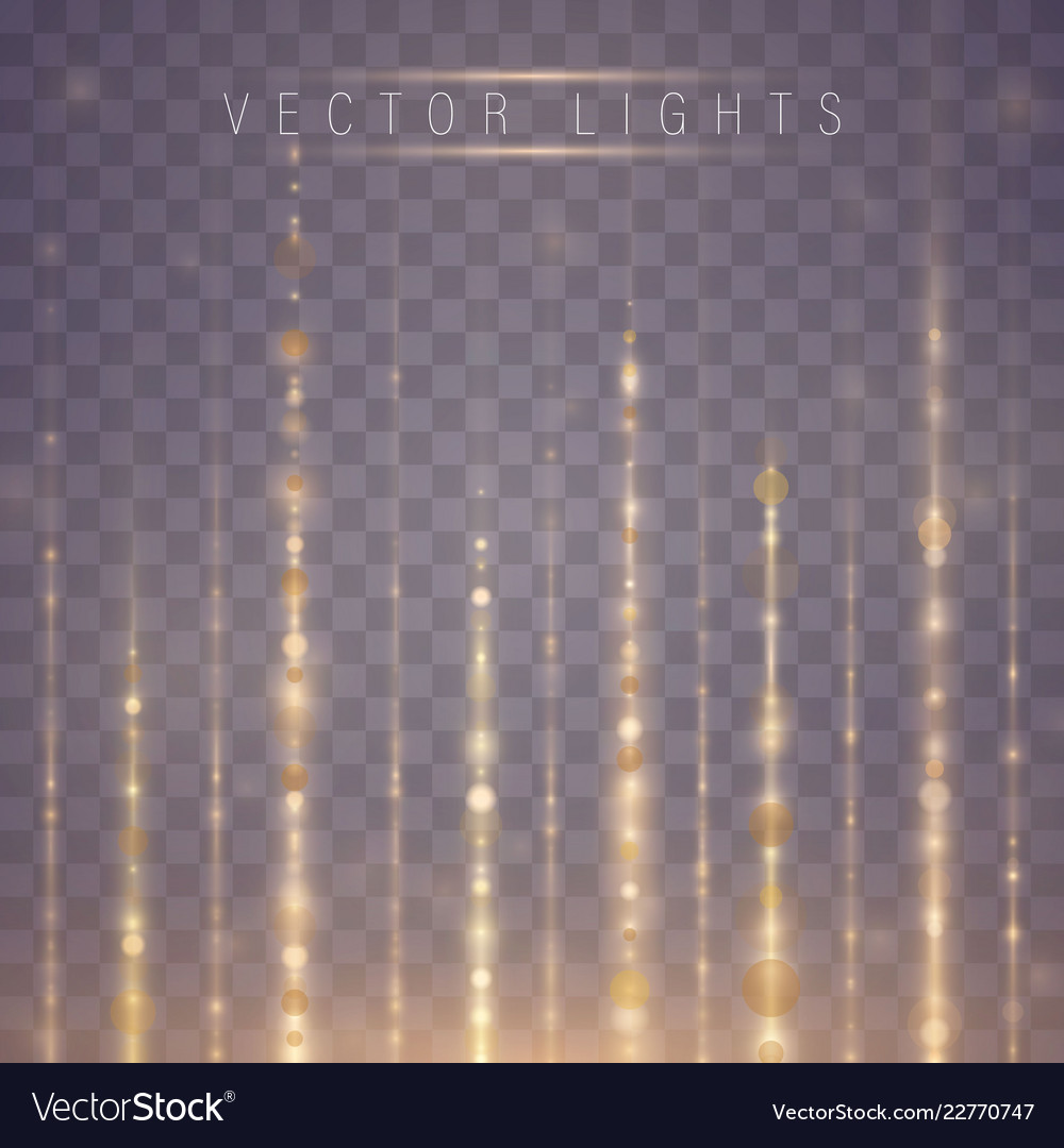 Magic light effect Royalty Free Vector Image - VectorStock