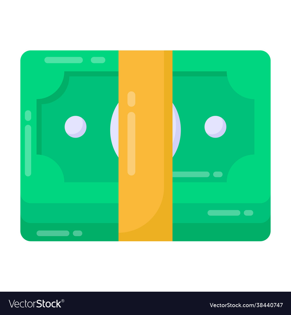 Money stack Royalty Free Vector Image - VectorStock