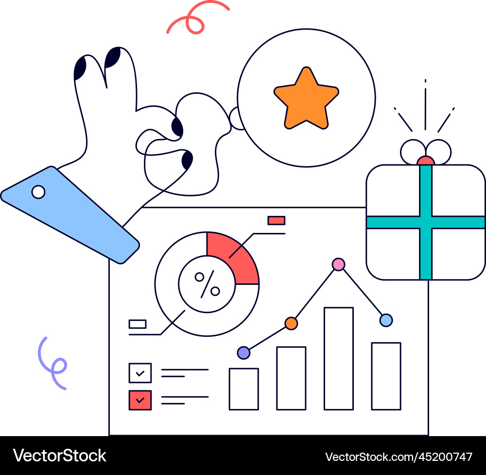 Ready to use animated design of media content Vector Image
